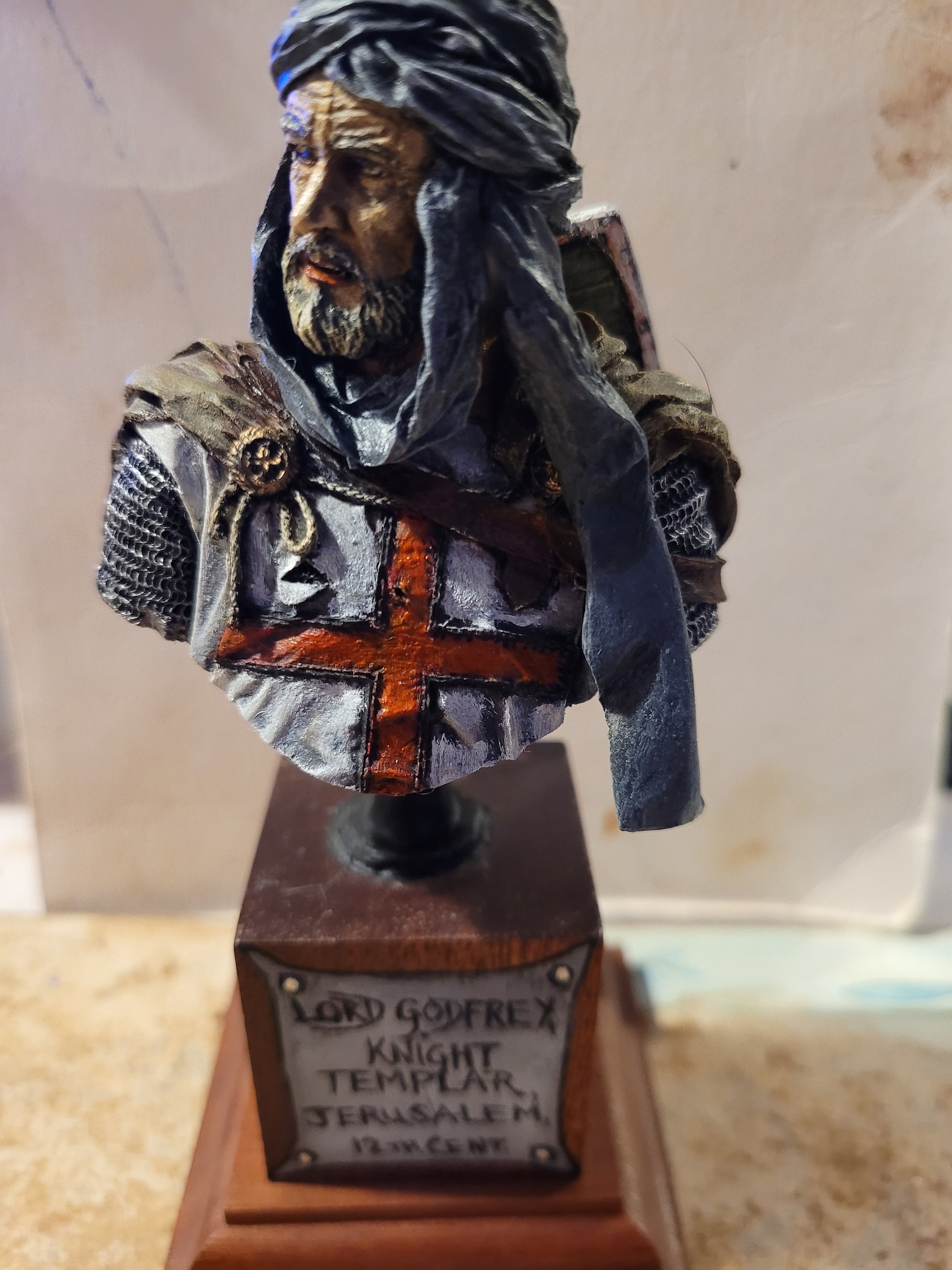 A 12th Cent Crusader Knight Called Sir Godfrey ,1/10th Resin Bust.. - Etsy