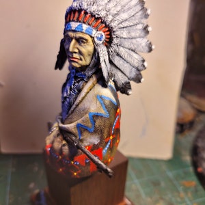 Native American Chief..little Raven... - Etsy