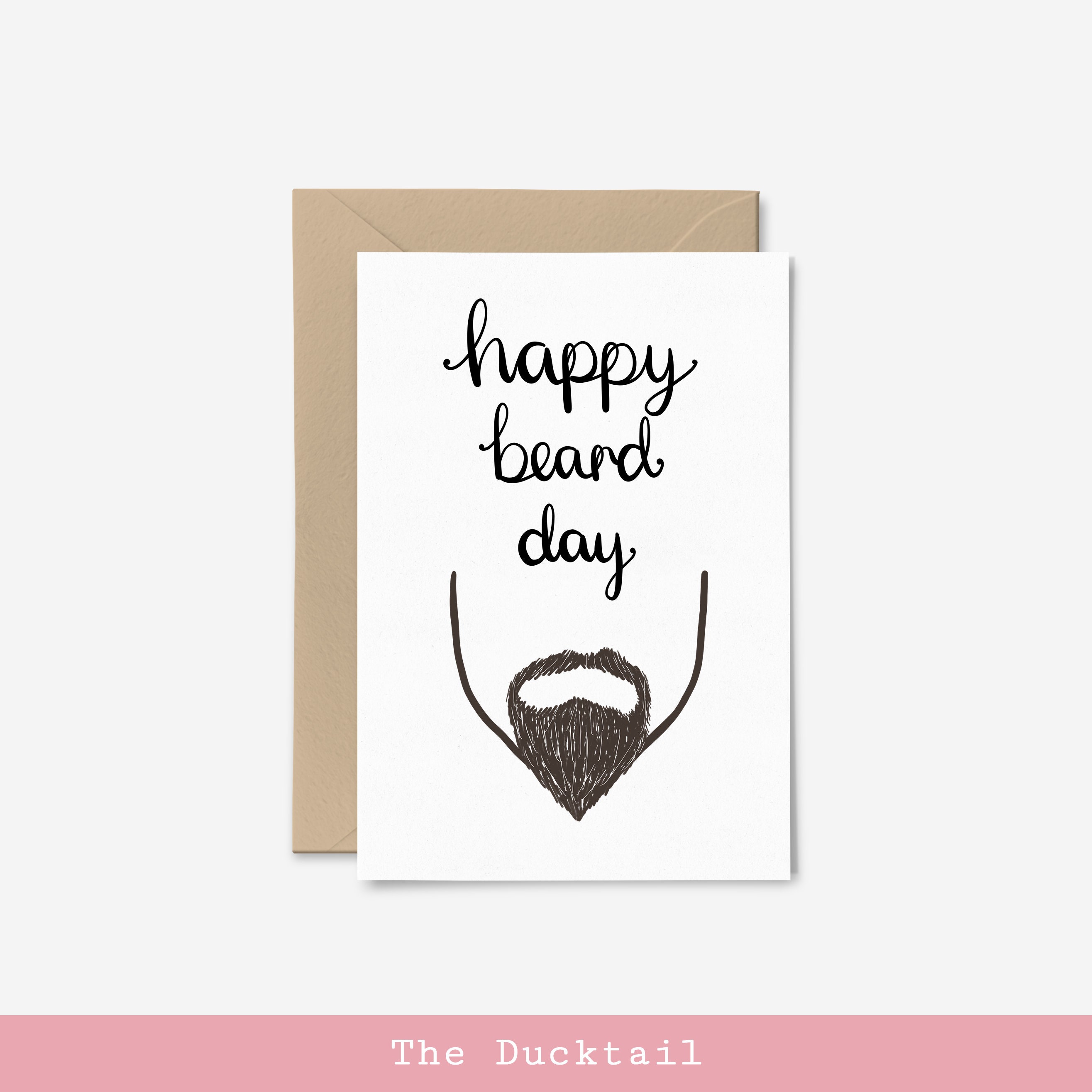 Happy Beard Day Mens Beard Card Mens Birthday Card Funny | Etsy