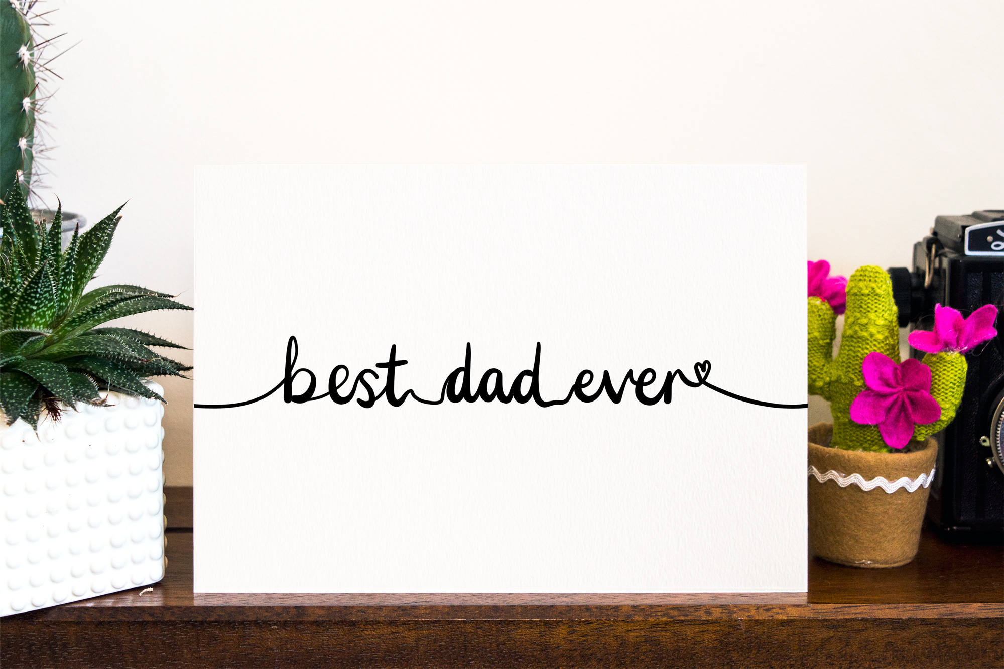 Best Dad Ever Card Best Dad Card Good Luck Card Dad | Etsy