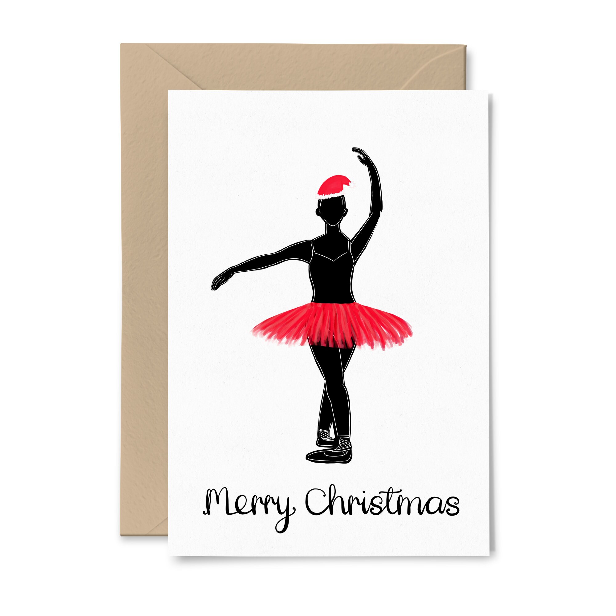 Ballerina Christmas Cards Set of 6 Ballet Holiday Cards | Etsy