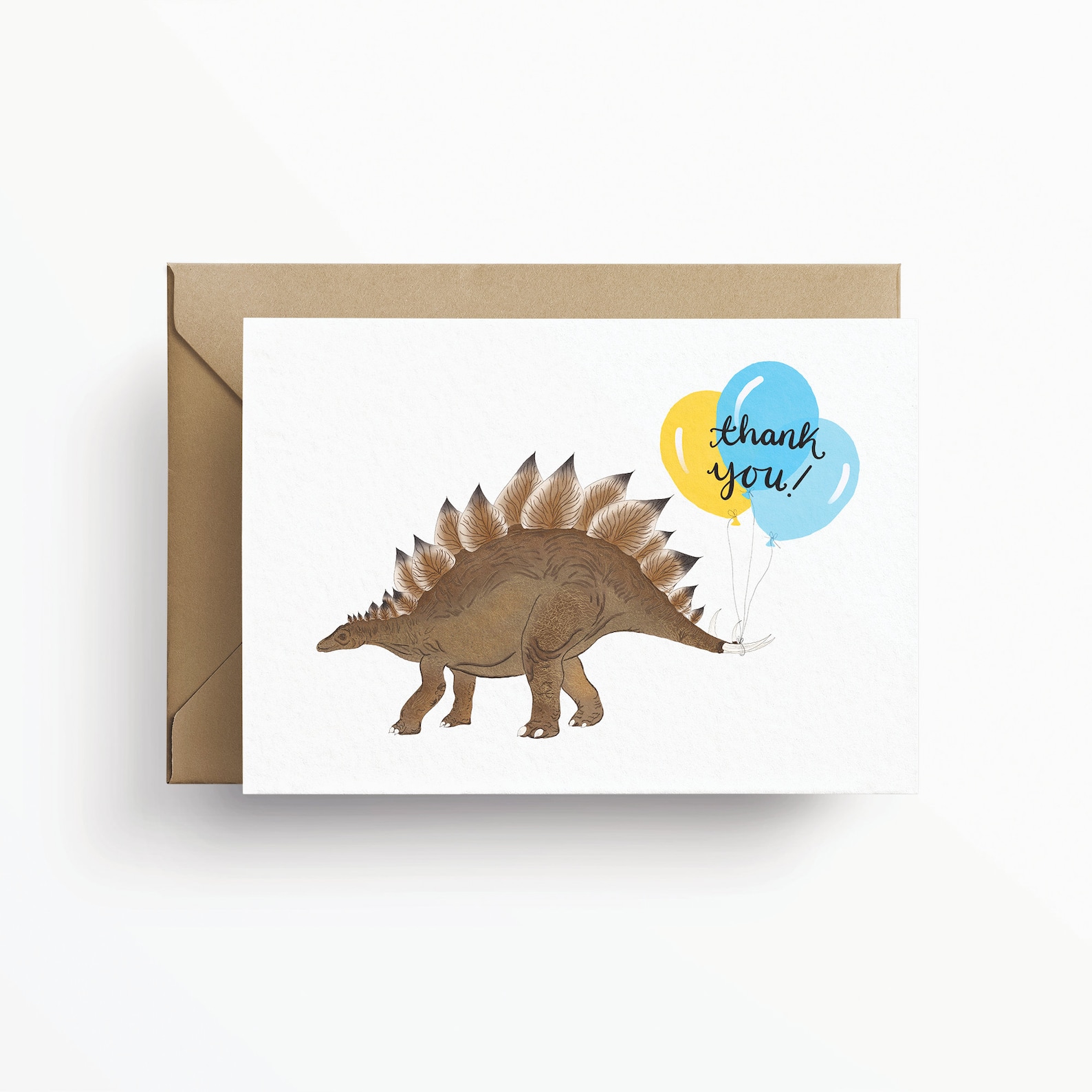 Cute Dinosaur Thank You Card Set - Dino Thank You Cards - Cute Dinosaur ...