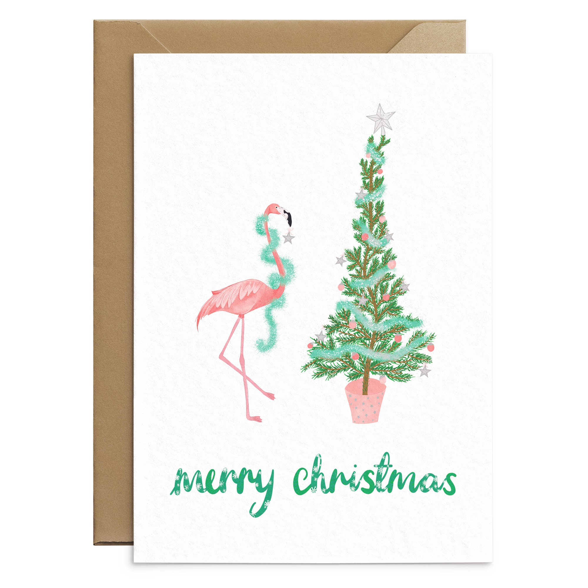 Funny Bird Christmas Cards Set of 6 Flamingo Christmas - Etsy UK