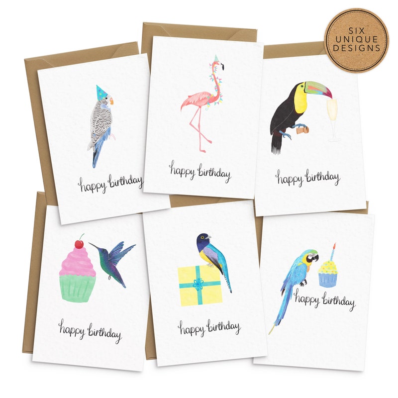 Birthday Card Set - Etsy