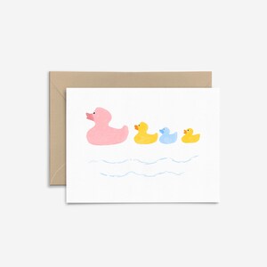Rubber Duck Card Cute Duck Card Any Occasion Card Blank | Etsy