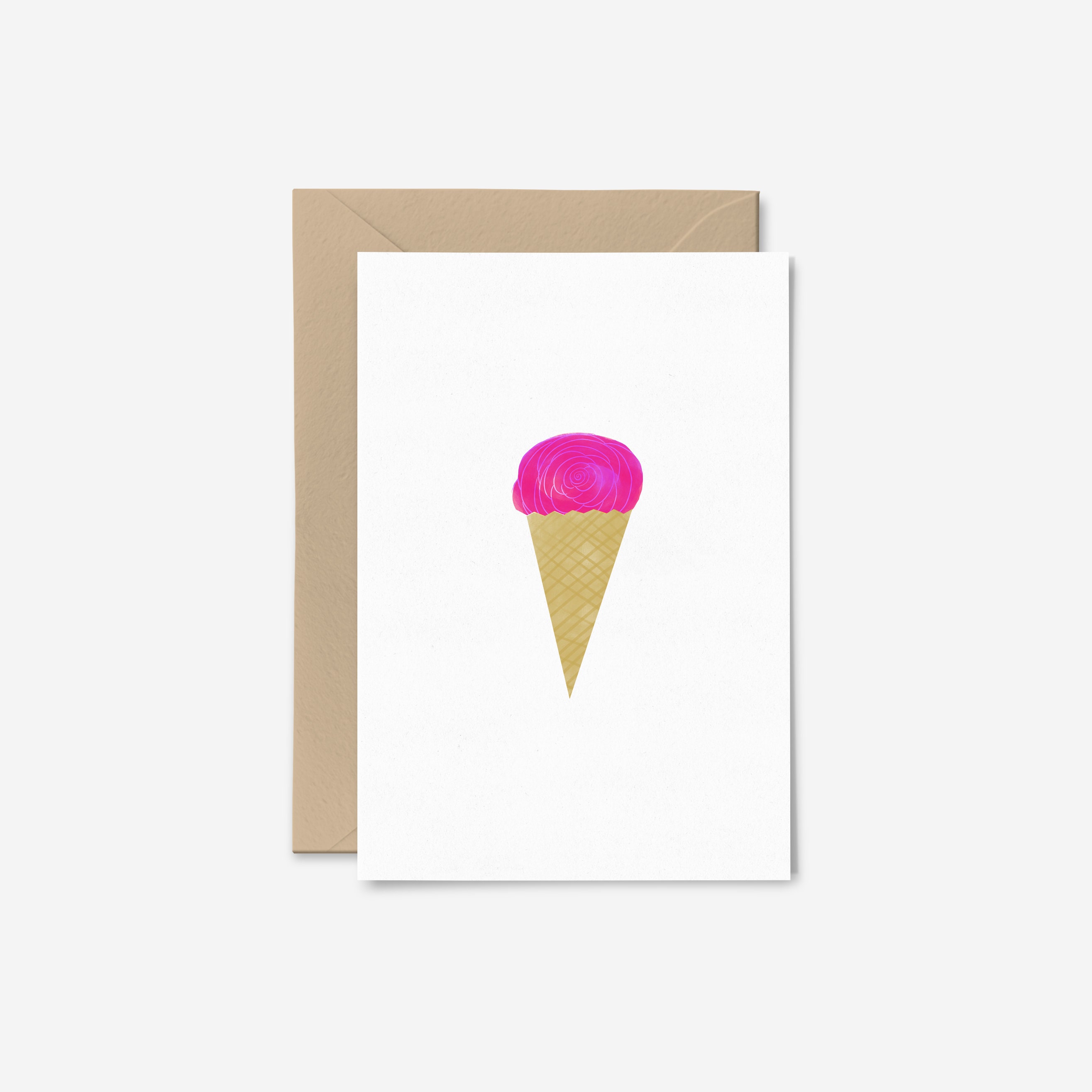 Ice Cream Cards Card Pack Greeting Card Set Notecards | Etsy