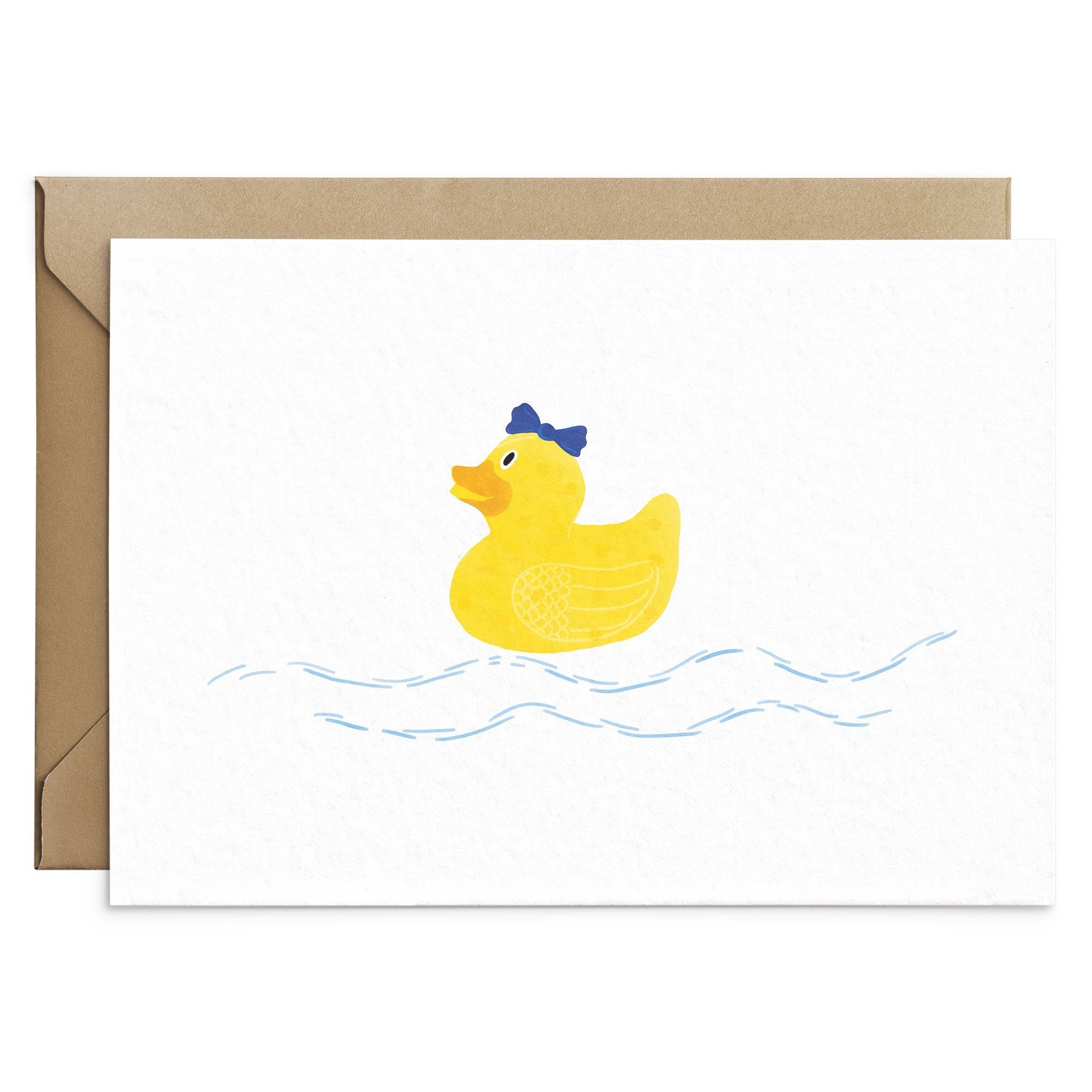 Cute Rubber Duck Card Duckling Birthday Card Alternative - Etsy UK
