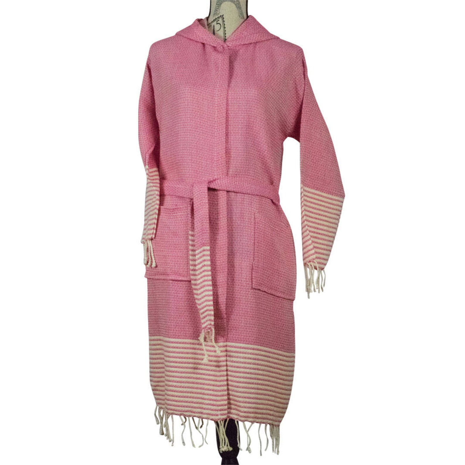 Cotton Hand Loomed Peshtemal Robe Gift for Unisex Wedding Party ...