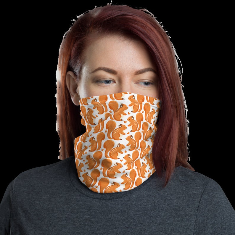squirrel-face-mask-cute-squirrel-neck-gaiter-face-mask-cover-etsy