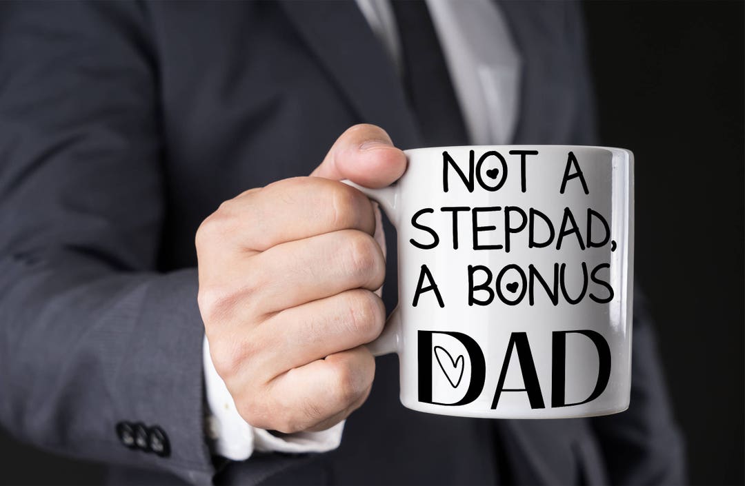Bonus Dad Mug, Not a Stepdad a Bonus Dad, Father's Day Coffee Mug Gift ...