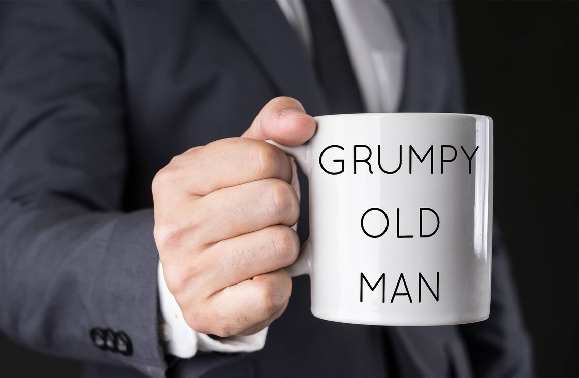Funny Coffee Mug for Him Grumpy Old Man Funny Gift for Dad - Etsy