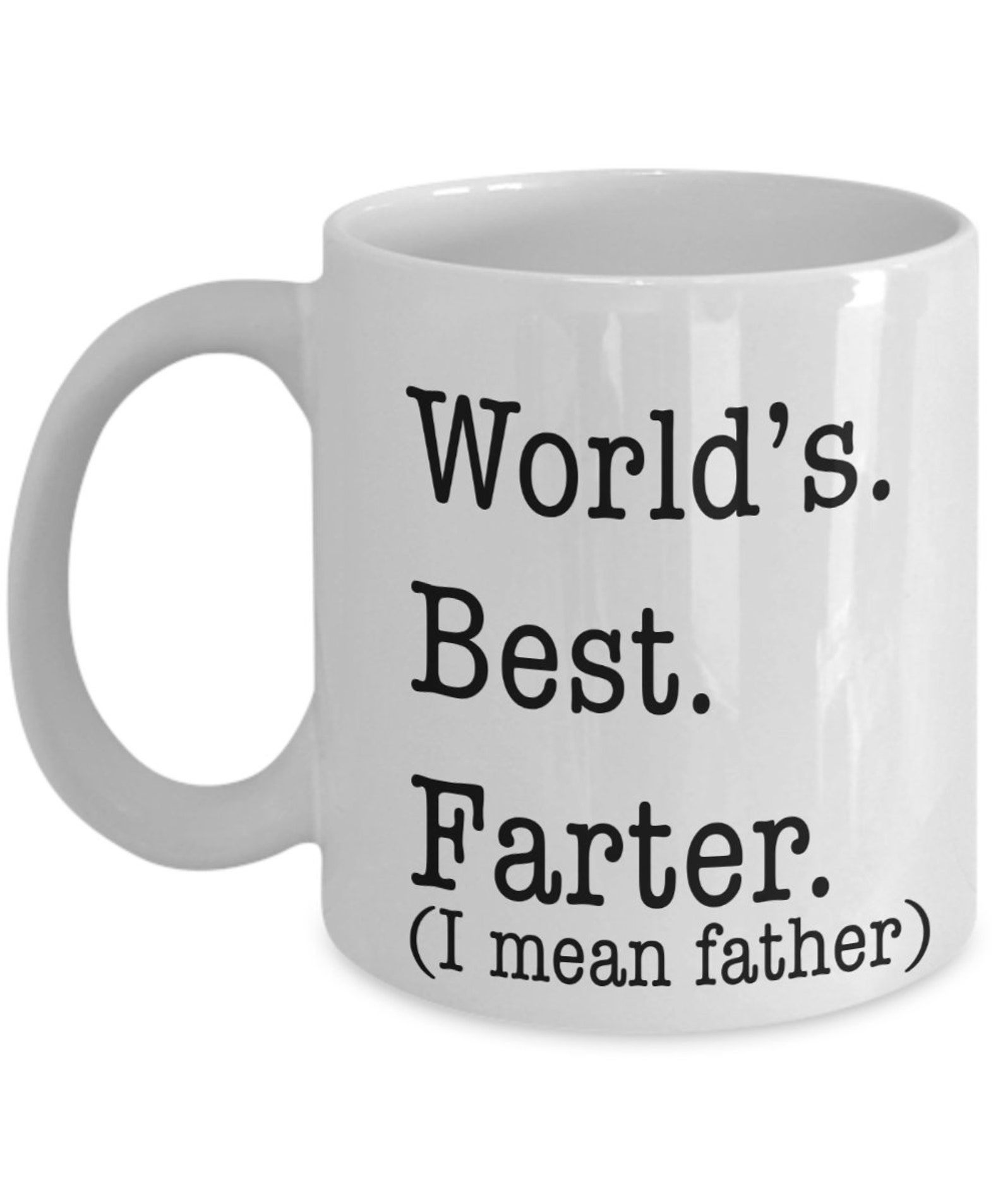 Worlds Best Farter Mug Funny Mugs for Dad the Number 1 - Etsy