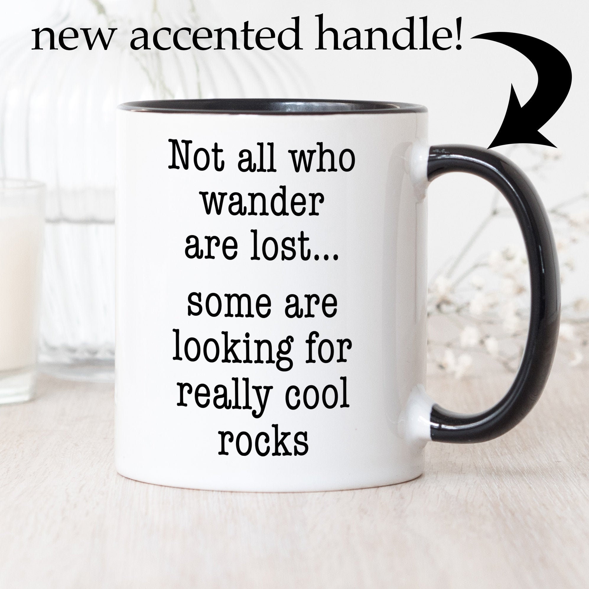Funny Rock Collector Coffee Mug Geologist Mug Not All Who - Etsy