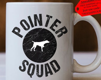 English Pointer Gift, English Pointer Mug, Silence is Golden Unless You ...