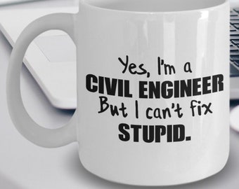 Civil Engineer Mug, the Best Civil Engineer, Civil Engineer Gift ...