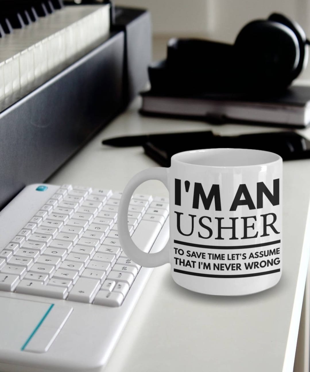 Usher Mug - Usher Gifts - Usher Coffee Mug - I'm an Usher to Save Time ...