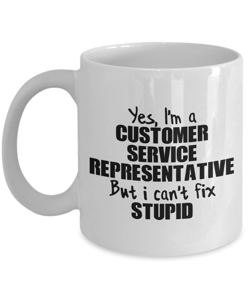 Customer Service Representative Cup Customer Service - Etsy