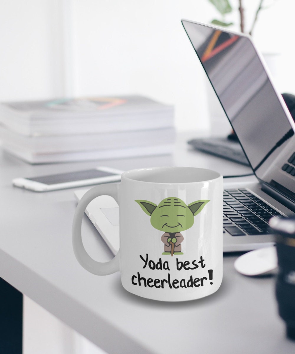 Cheerleader Mug Yoda Best Cheerleader Gift Gifts for - Etsy