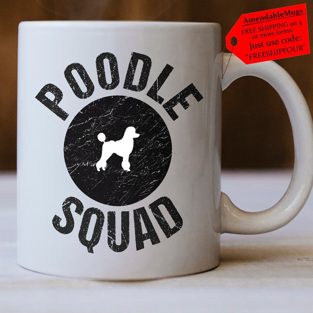 Poodle Squad Mug Poodle Gift Poodle Dog Mug Poodle Squad - Etsy