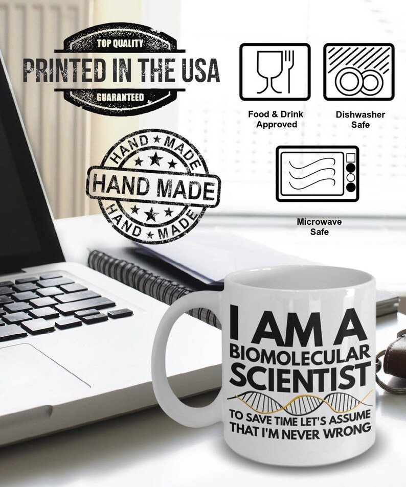 Biomolecular Scientist Mug Biomolecular Scientist Gift I | Etsy