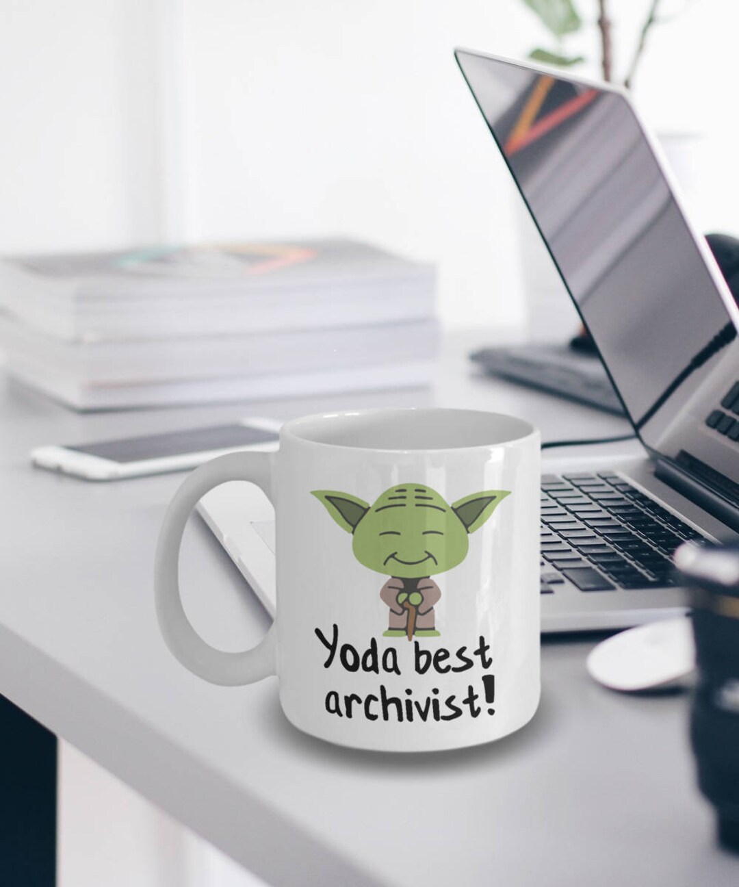 Best Archivist Mug Funny Archivist Mug Best Archivist Gifts Yoda ...