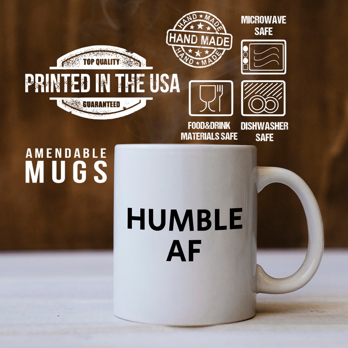 Humble AF Mug Humble Gift Idea Humble Mug Makes A Great | Etsy