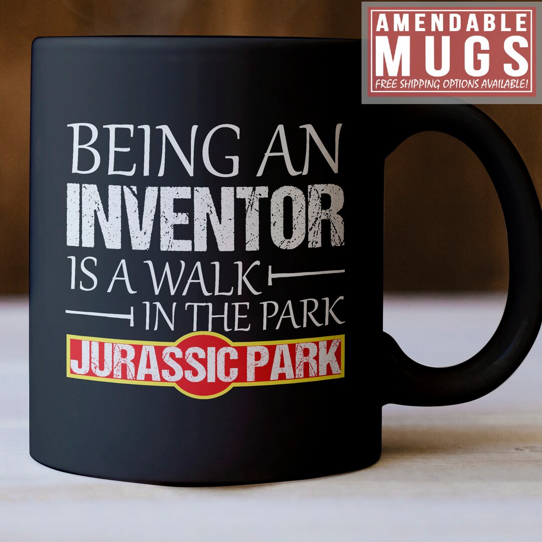 Inventor Black Mug Bring an Inventor is A Walk in the Park - Etsy