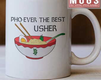 Usher Gift Gifts for Usher Usher Mug Usher Funny Gift - Etsy