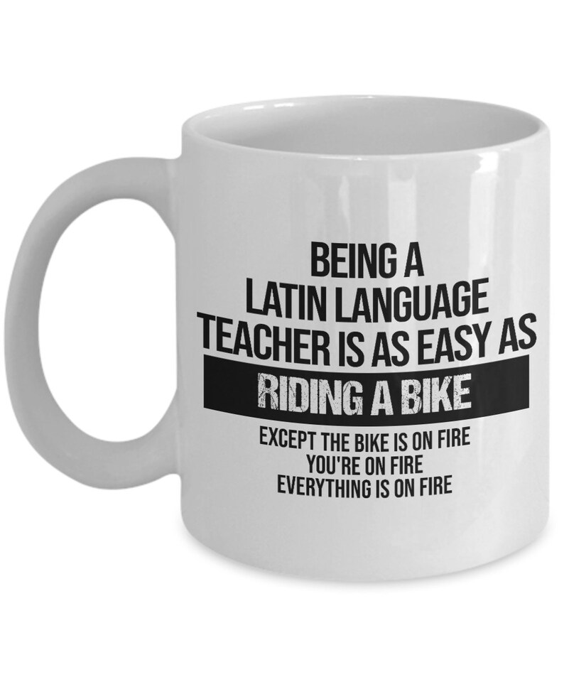 Latin Language Teacher Mug Latin Language Teacher Gifts - Etsy