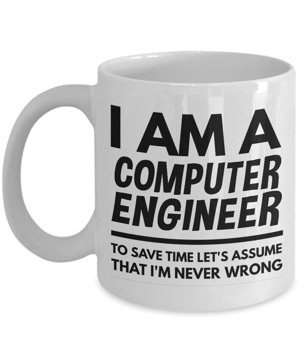 Computer Engineer Mug Fun Computer Engineer Mug I'm a | Etsy