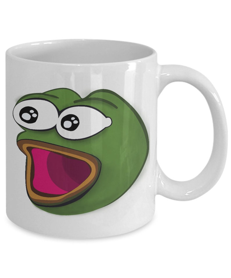 POGGERS Mug Pepe The Frog Feels Good Man Feels Bad Man | Etsy