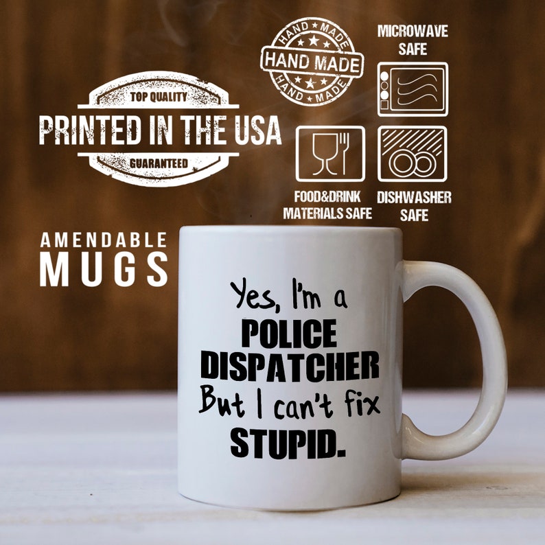 Police Dispatcher Gift Police Dispatcher Mug Yes I'm a - Etsy