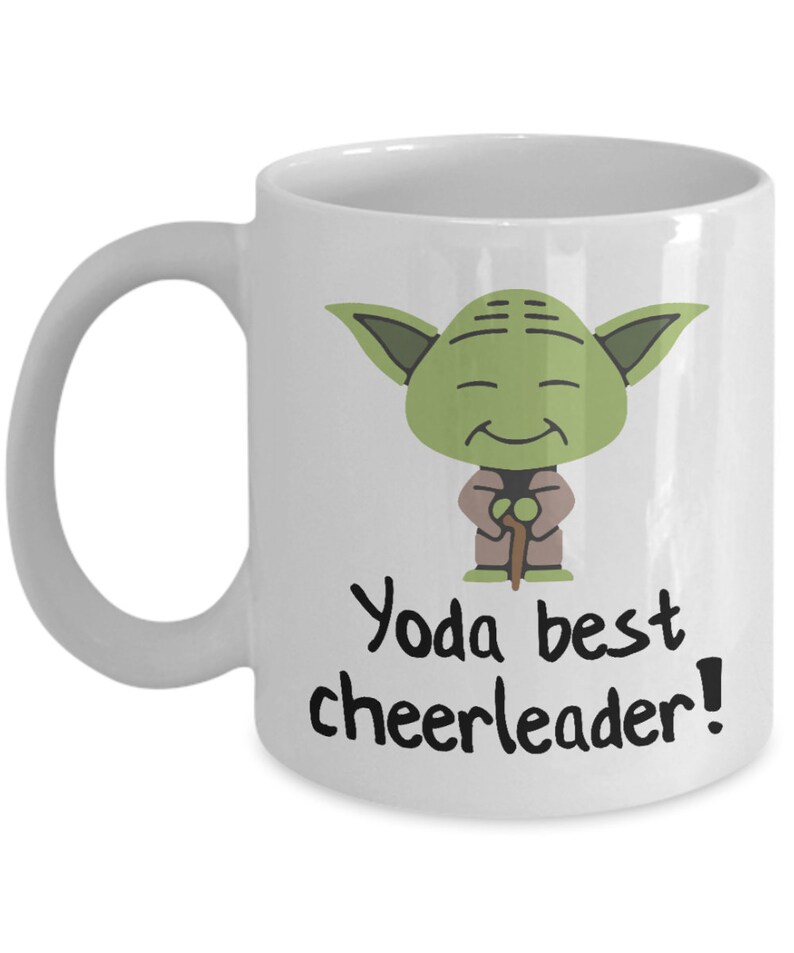 Cheerleader Mug Yoda Best Cheerleader Gift Gifts for - Etsy