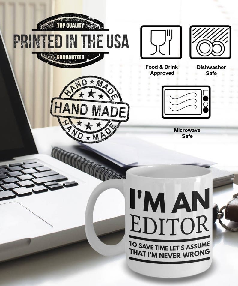 Editor Mug Fun Editor Mug Editor Coffee Mug I'm an - Etsy