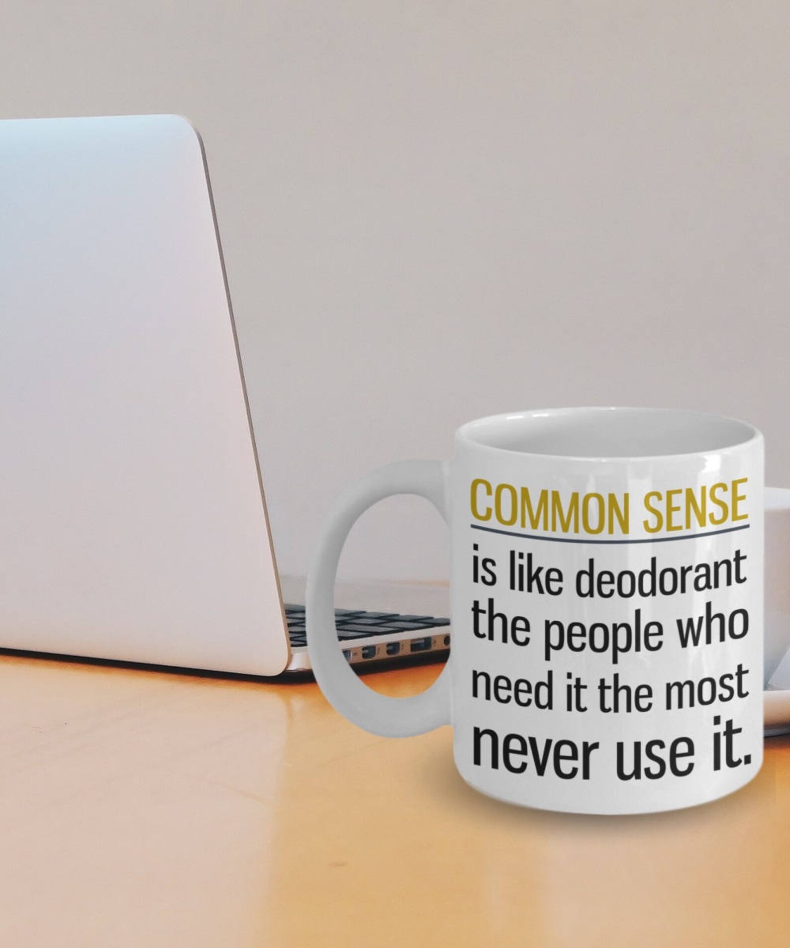 Common Sense Mug Common Sense Gift Funny Quote Mug - Etsy