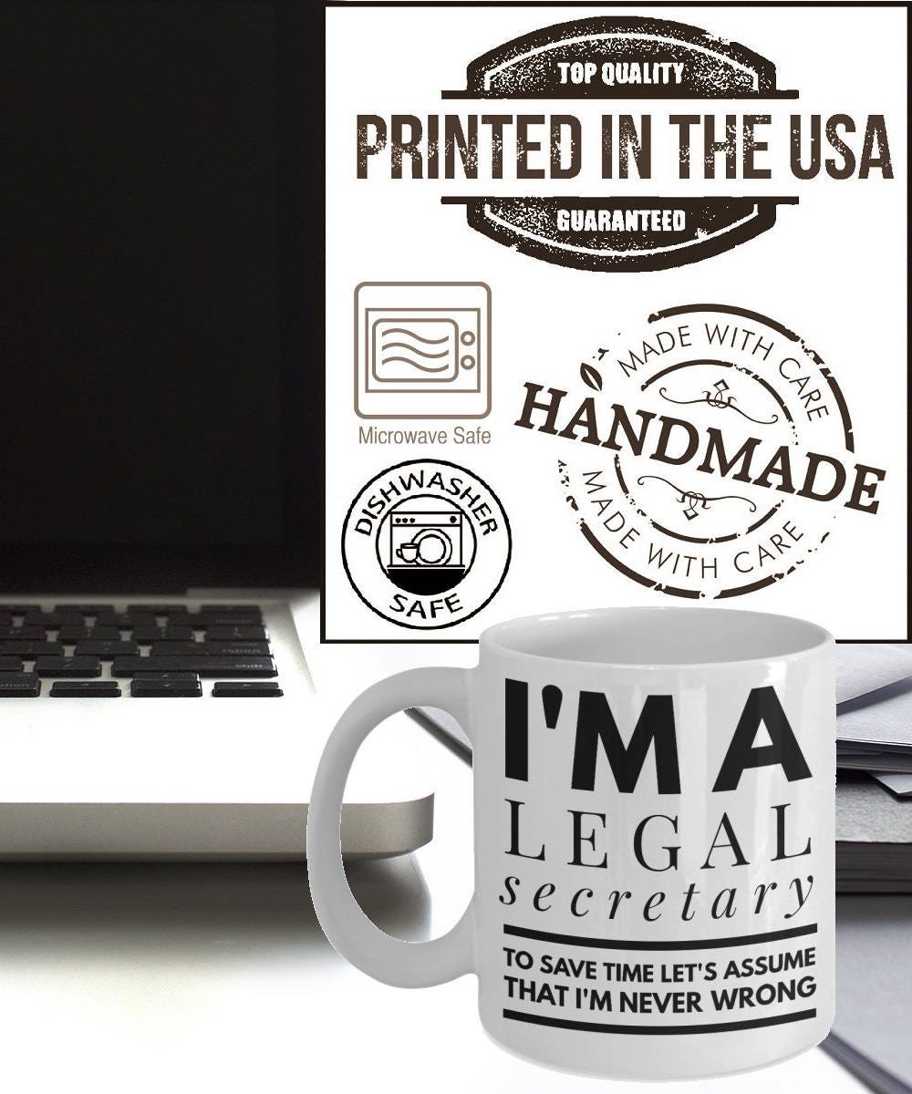 Legal Secretary Mug Funny Legal Secretary Coffee Mug Legal - Etsy