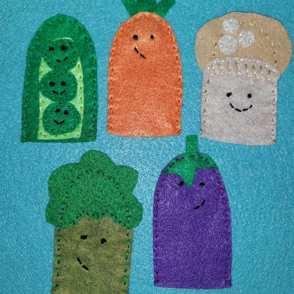 Vegetable Puppets - Etsy