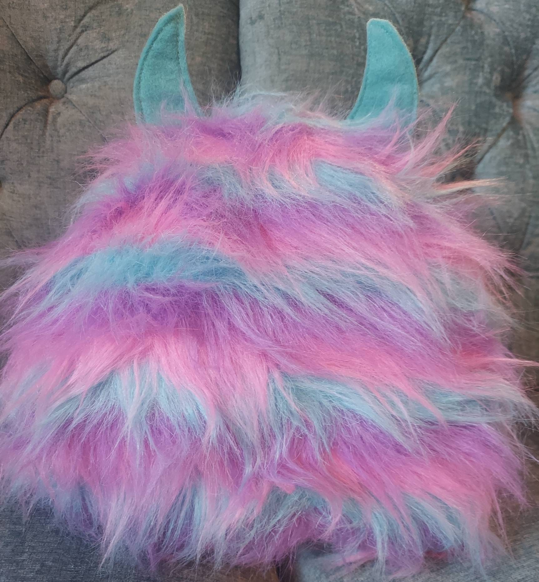 Faux Fur Stuffed Monsters - Etsy