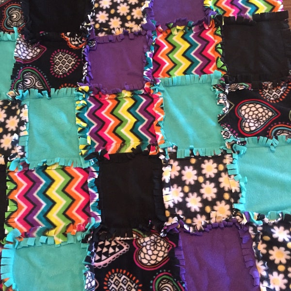 Fleece Rag Quilt - Etsy