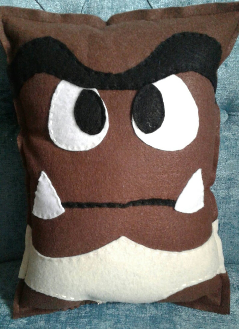 Mario Luigi Princess Peach Bowser Toad and Goomba Pillows | Etsy