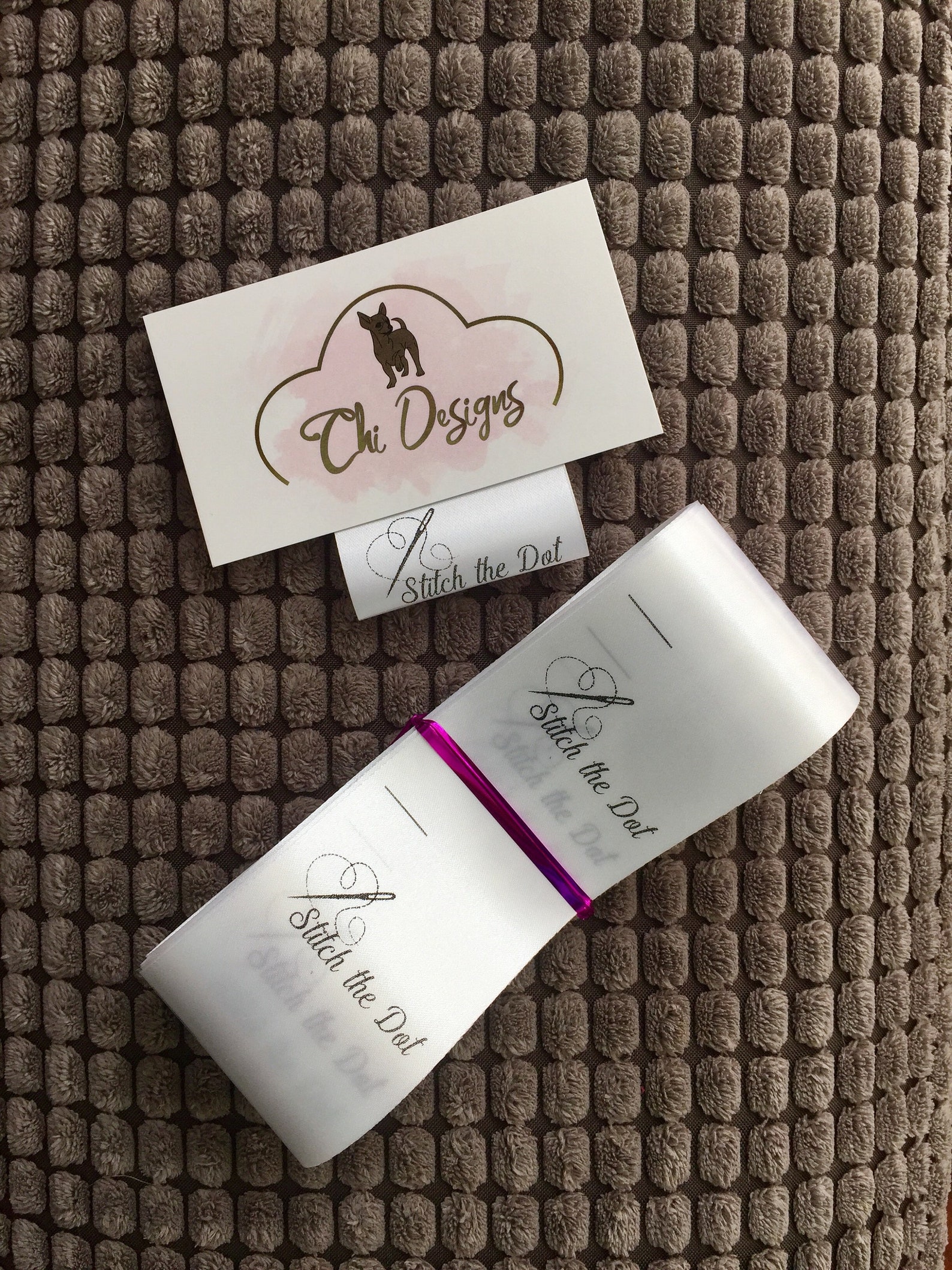 50 Small Folded Custom Tag / Satin Custom Labels/ Washable - Etsy