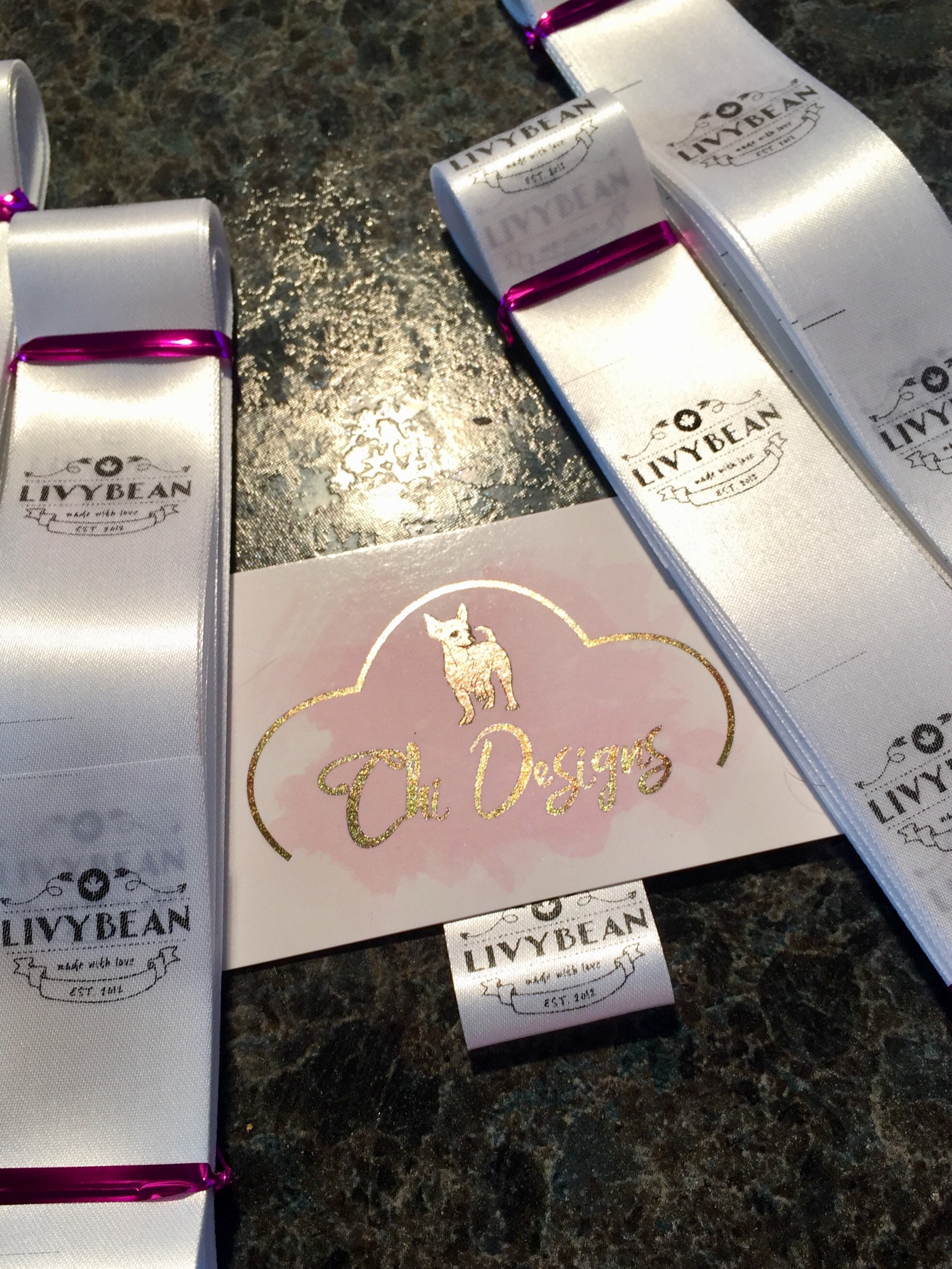 50 Custom Logo Labels / Satin Logo Tags / Washable Clothing - Etsy