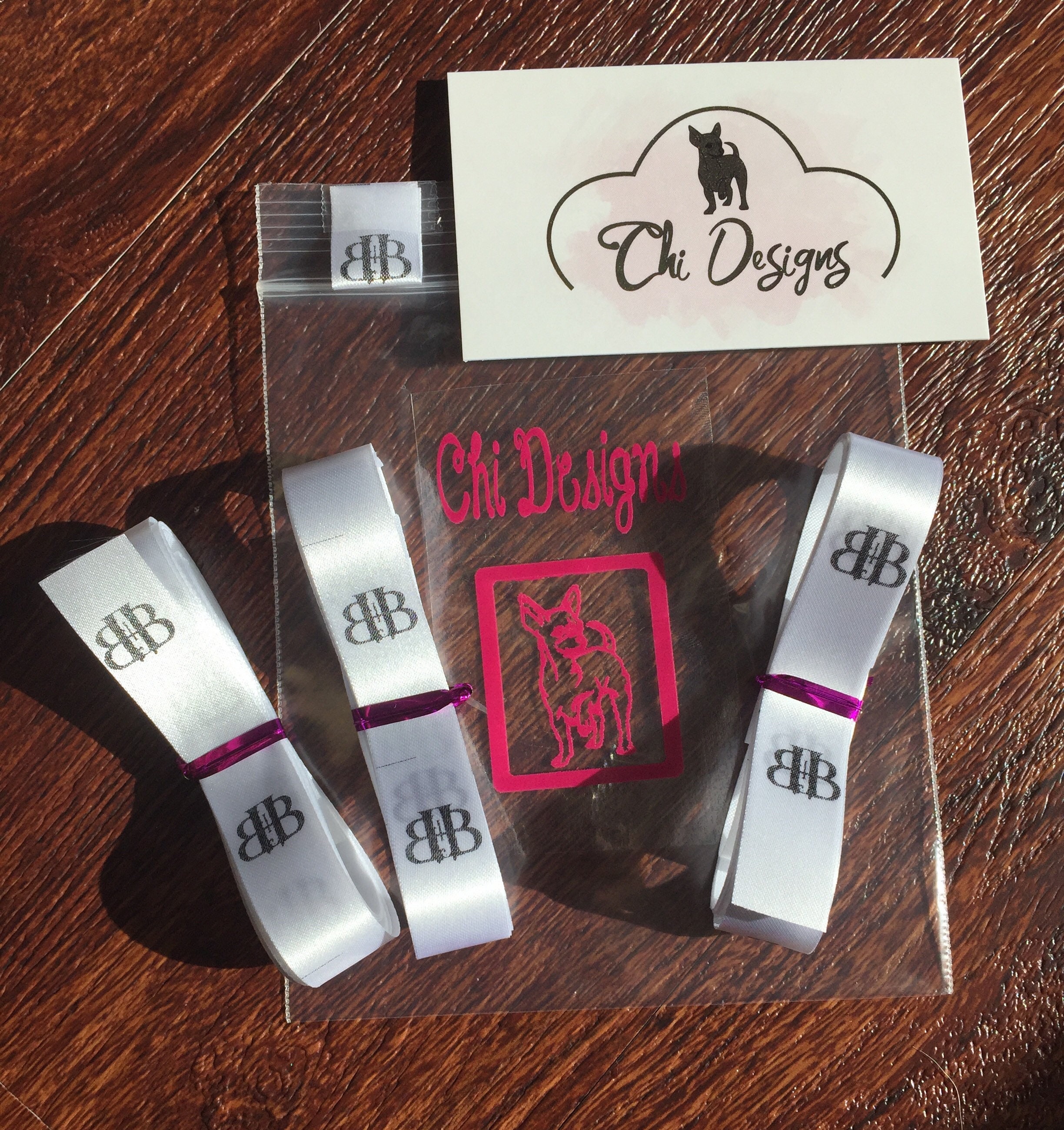 50 Custom Logo Labels / Satin Logo Tags / Washable Clothing - Etsy