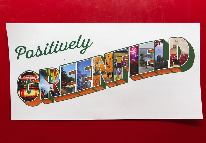 Positively Greenfield Bumper Sticker Greenfield - Etsy
