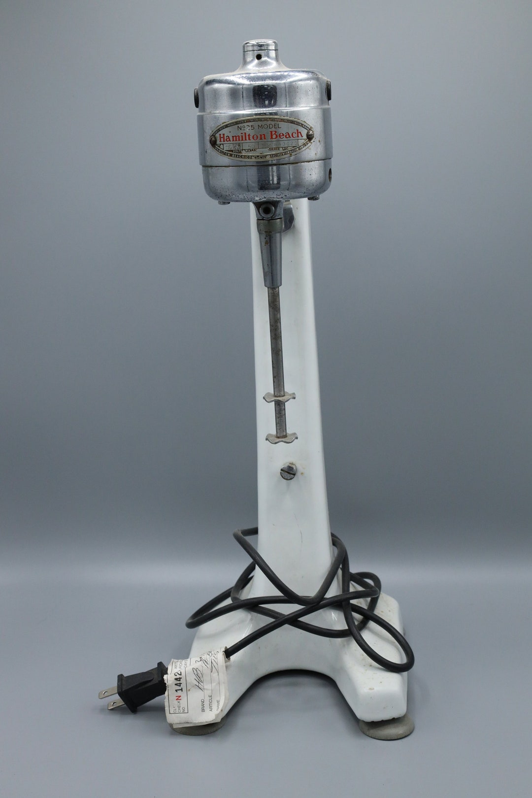 Antique Vintage Hamilton Beach No. 25 Milkshake Maker Malt Mixer ...