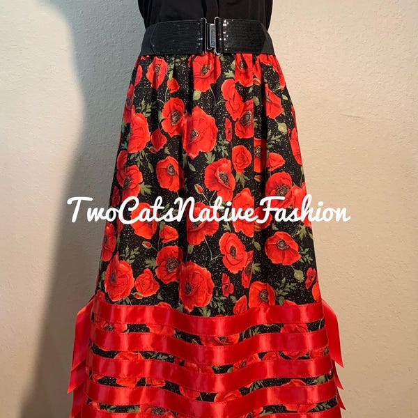 Ribbon Skirt Native - Etsy