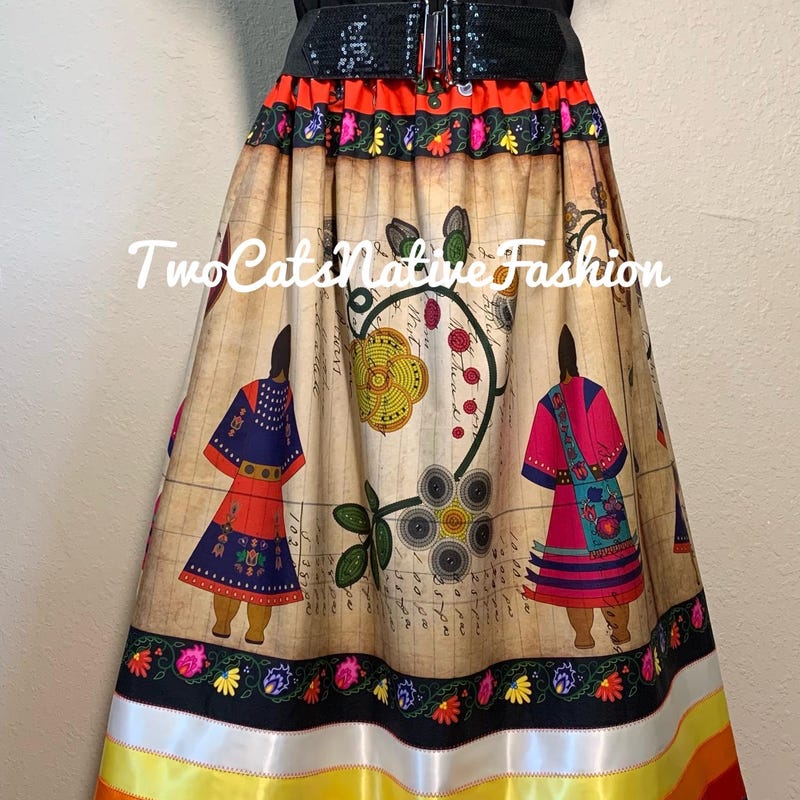 Native Ribbon Skirt - Etsy