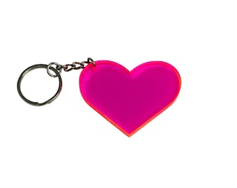 Neon Acrylic Lightning Bolt Keychain, Great Gift Idea, Fun Vibe, Splash ...