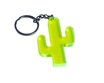 Neon Acrylic Lightning Bolt Keychain | Etsy