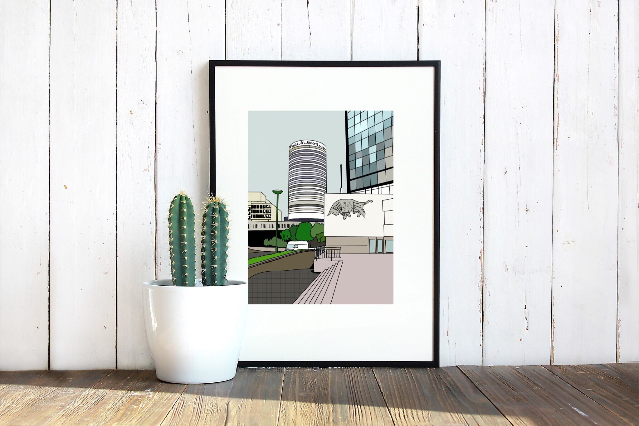 Hand Drawn Made in Brum Limited Edition Giclee Print by Lovemyartdotcom ...